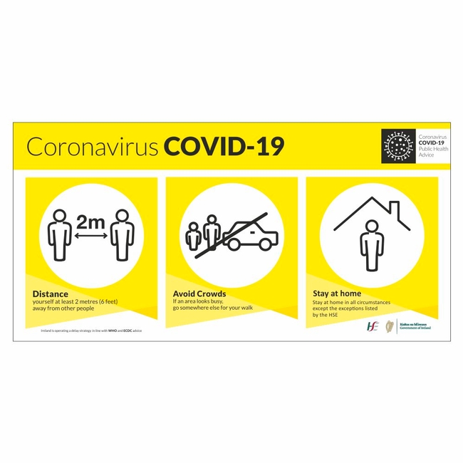 Social Distancing Preventive Measures Sign