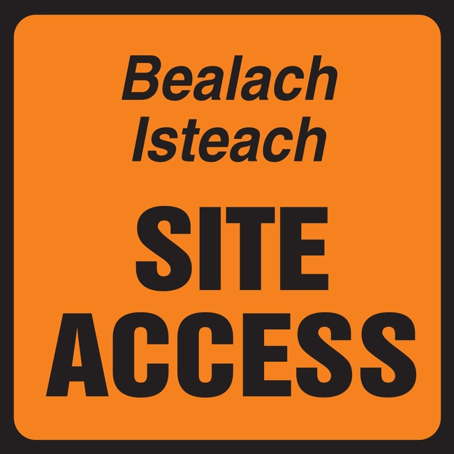 Site Access Roadworks Sign Road Signs Ireland