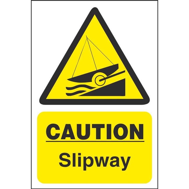 Caution Slipway Signs | Water Hazard Safety Signs Ireland
