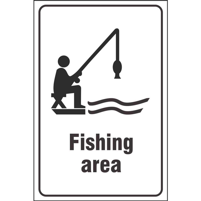 Fishing Area Signs | General Notice Water Safety Signs Ireland