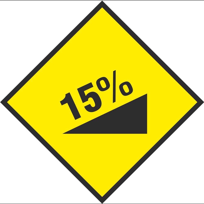 W 106 Steep Ascent Warning | Road Warning Signs Ireland | PD Signs