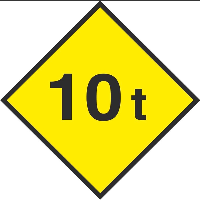 W 115 Maximum Gross Weight (Safety) | Road Warning Signs Ireland