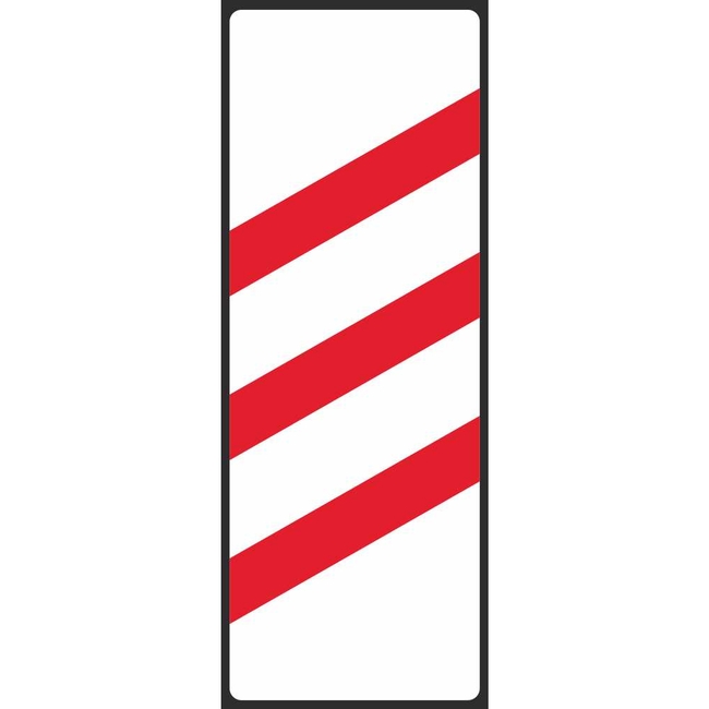 W122.3R Countdown Marker Right | Road Warning Signs Ireland | PD Signs