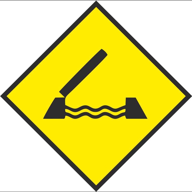 W 167 Opening Bridge | Road Traffic Warning Signs Ireland | PD Signs