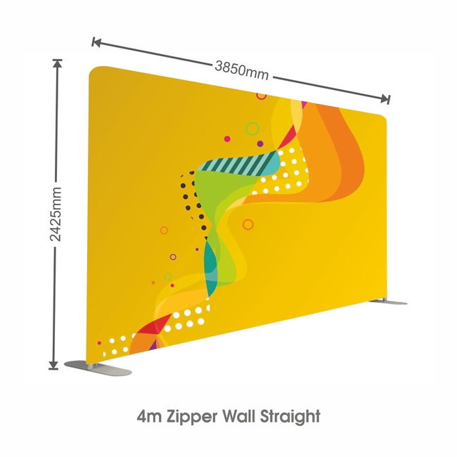 Zipper Wall Straight | Fabric Pop Up Display | Ireland