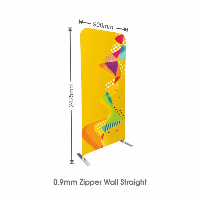 Zipper Wall Straight | Fabric Pop Up Display | Ireland
