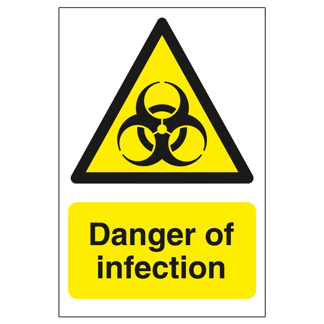 Danger Of Infection Sign Coronavirus Poster Printing Ireland