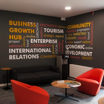Wall Branding | Pat Dennehy Signs Cork | Corporate Branding Ireland